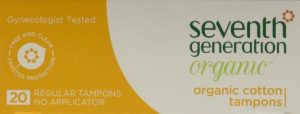 Seventh Generation Organic Cotton Tampons | Best Organic Tampons